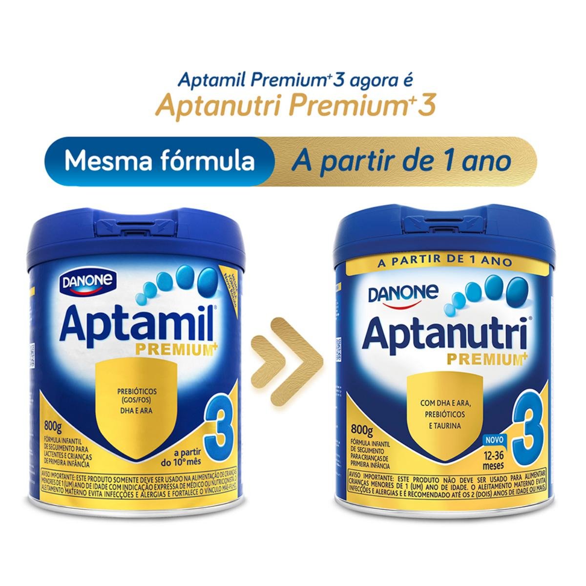 Fórmula Infantil Aptanutri Premium 3 800g | Pão de Açúcar