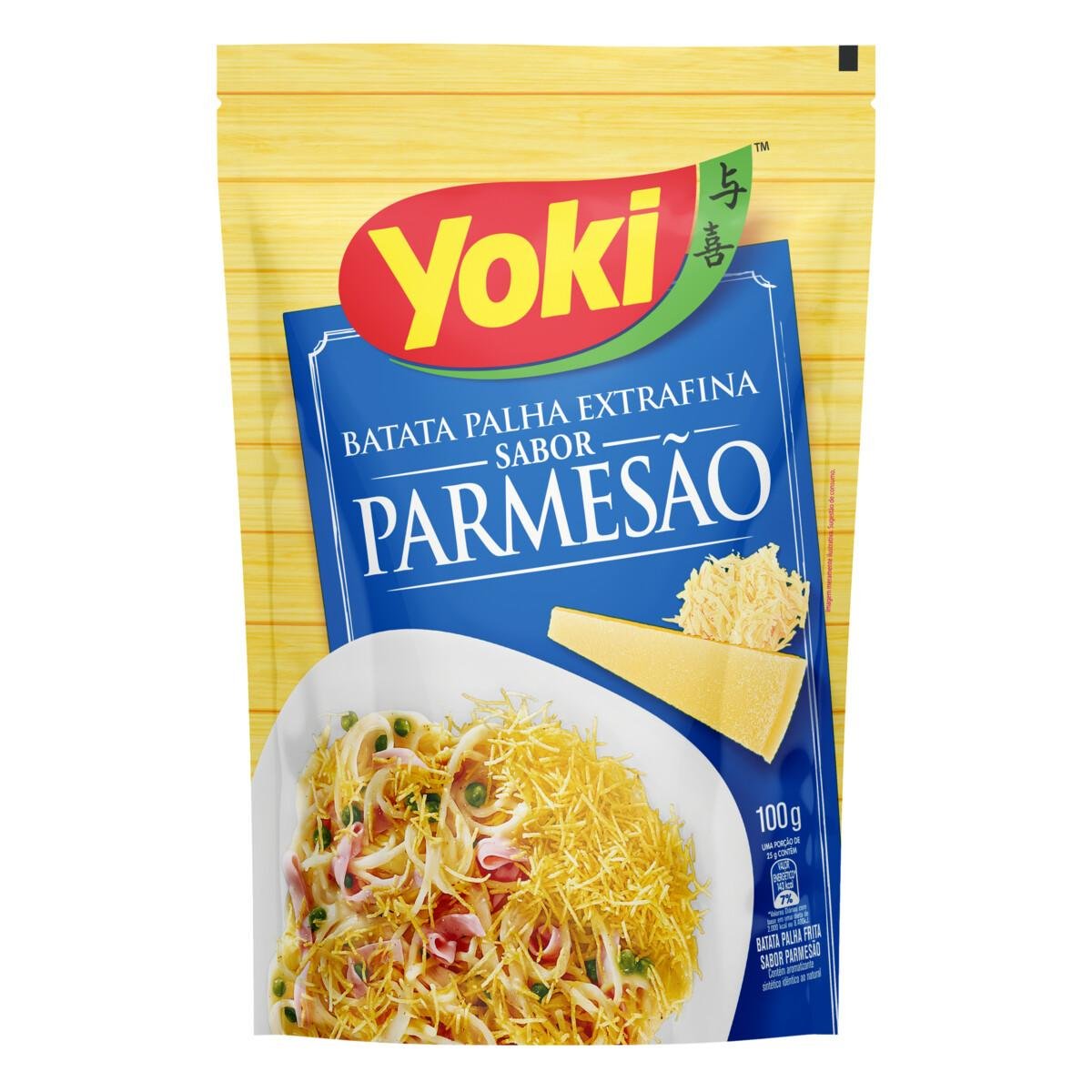 Batata Palha Extrafina Parmesão Yoki Sachê 100g | Pão de Açúcar