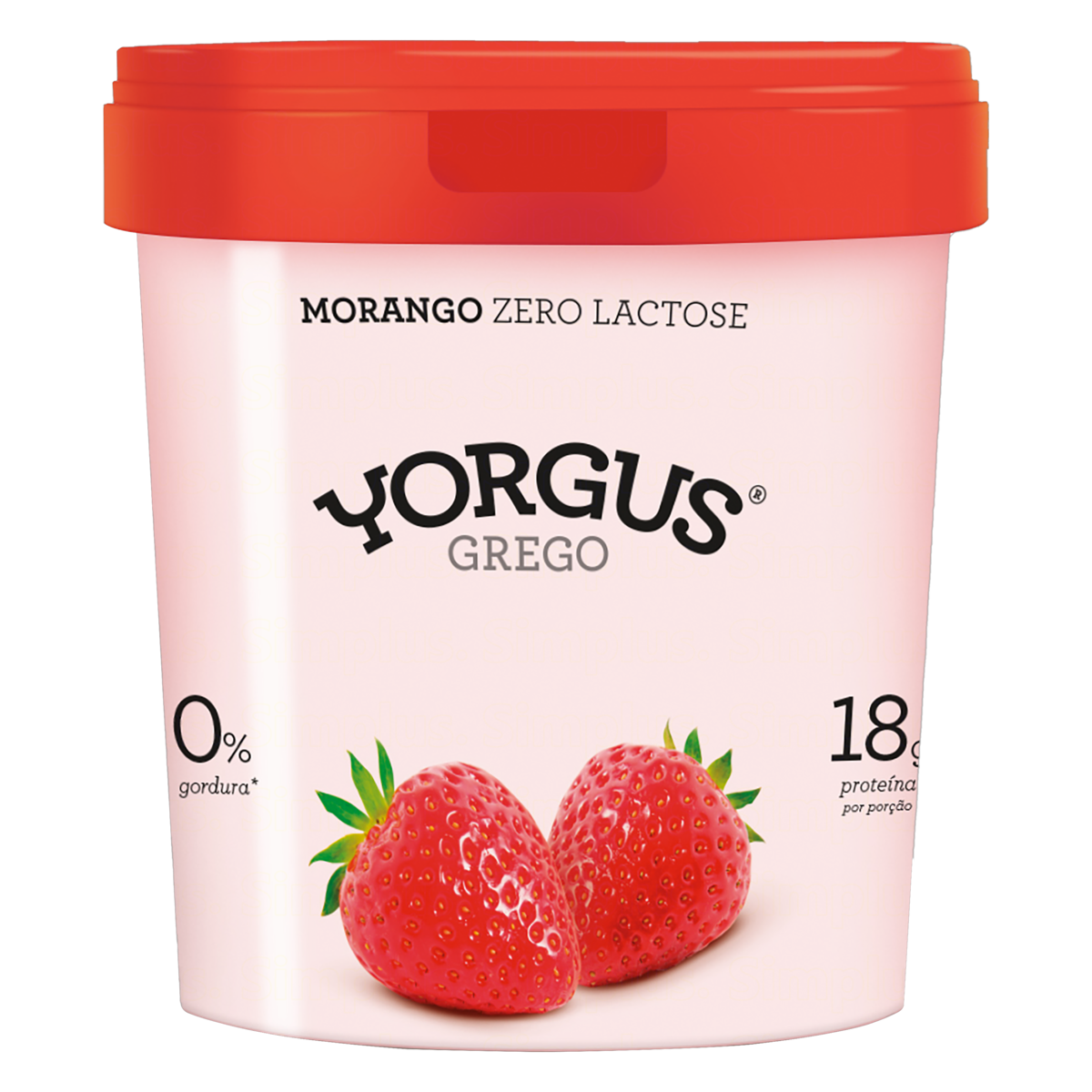 Iogurte Desnatado Grego Morango Zero Lactose Yorgus Pote 500g | Pão de ...
