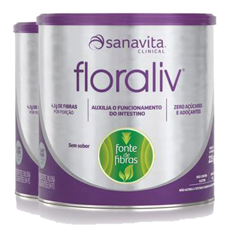 Kit 2 Floraliv Sanavita 225g Regulador Intestinal | Pão de Açúcar
