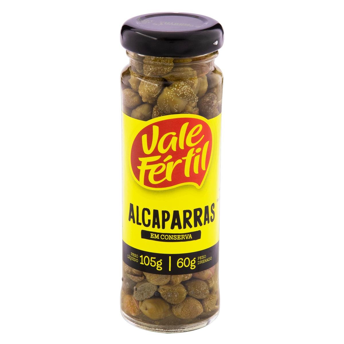 Alcaparra em Conserva Vale Fértil Vidro 60g | Pão de Açúcar