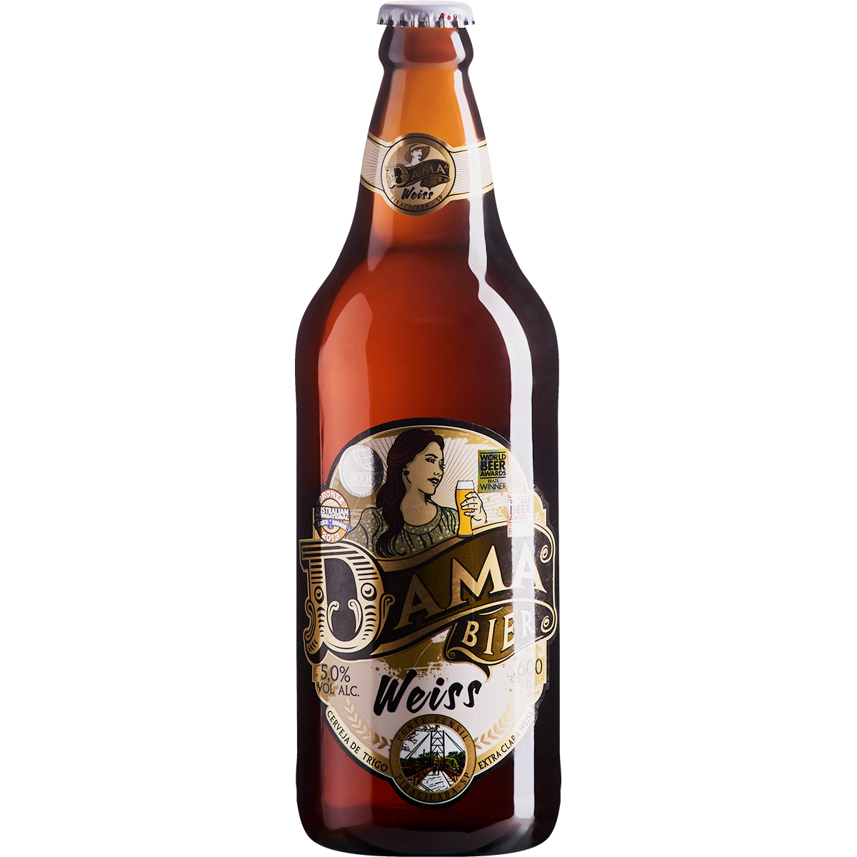 Cerveja Bier DAMA Weissbier Garrafa 600ml | Pão de Açúcar