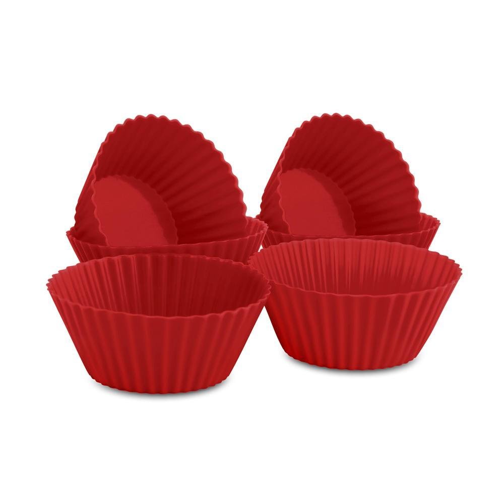 Forma de Cupcake Muffins de Silicone 6 peças - UD144 | Pão de Açúcar