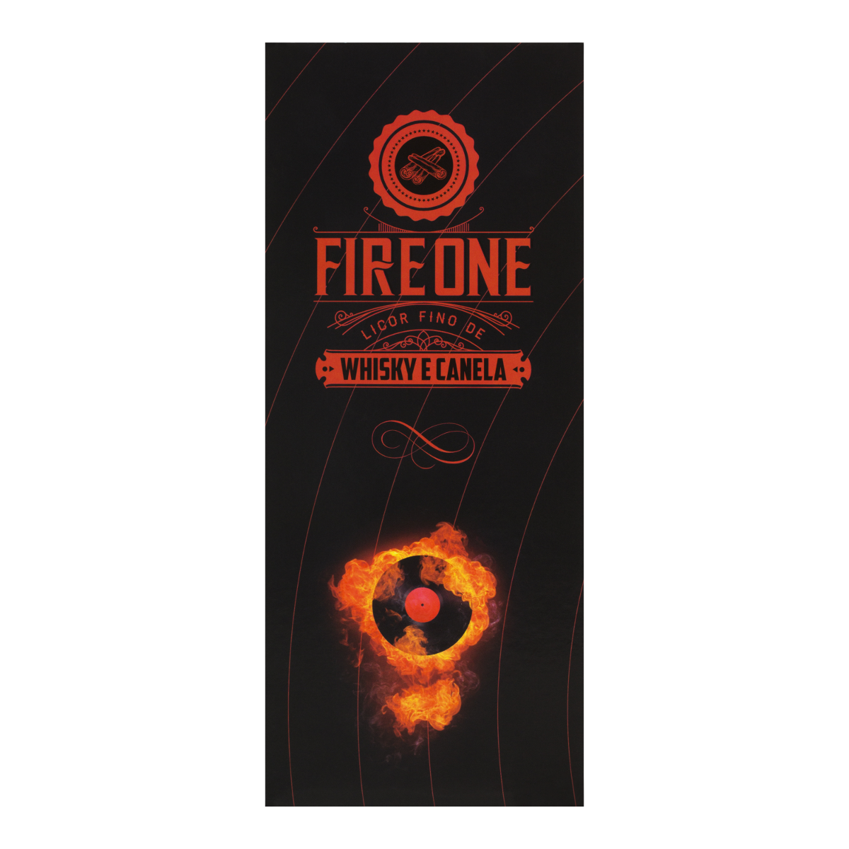 Licor Fino de Whisky e Canela FIRE ONE Garrafa 750ml | Pão de Açúcar