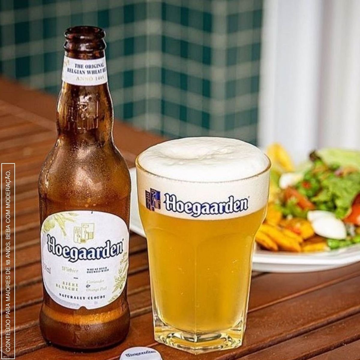 Kit Cerveja HOEGAARDEN Witbier Garrafa 330ml Importada com 4 unidades ...