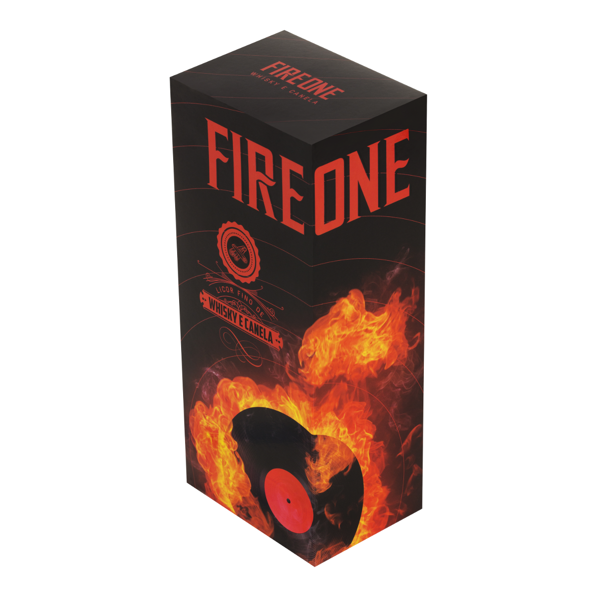 Licor Fino de Whisky e Canela FIRE ONE Garrafa 750ml | Pão de Açúcar