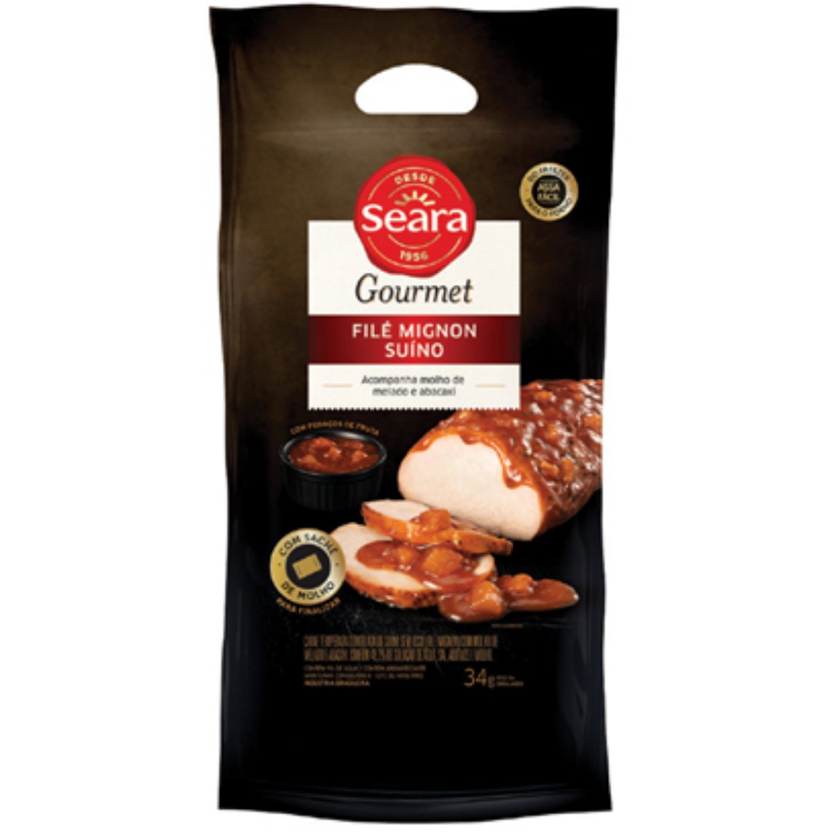 Filé Mignon Suíno com Molho de Mel e Abacaxi SEARA Gourmet 2Kg | Pão de ...