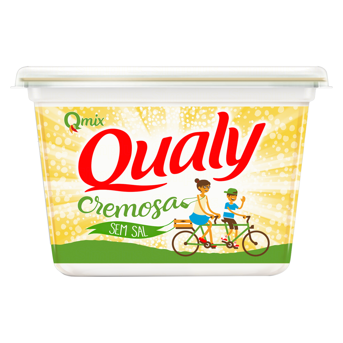 Margarina Cremosa Sem Sal QUALY Pote 500g P o De A car Margarina Cremosa Sem Sal QUALY Pote 500g P o De A car