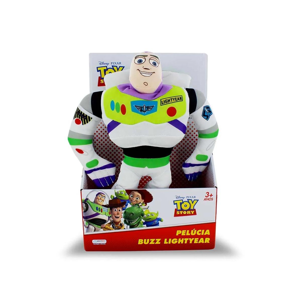 Boneco Pelúcia Buzz Lightyear Toy Story Com Som - Multikids | Pão de Açúcar