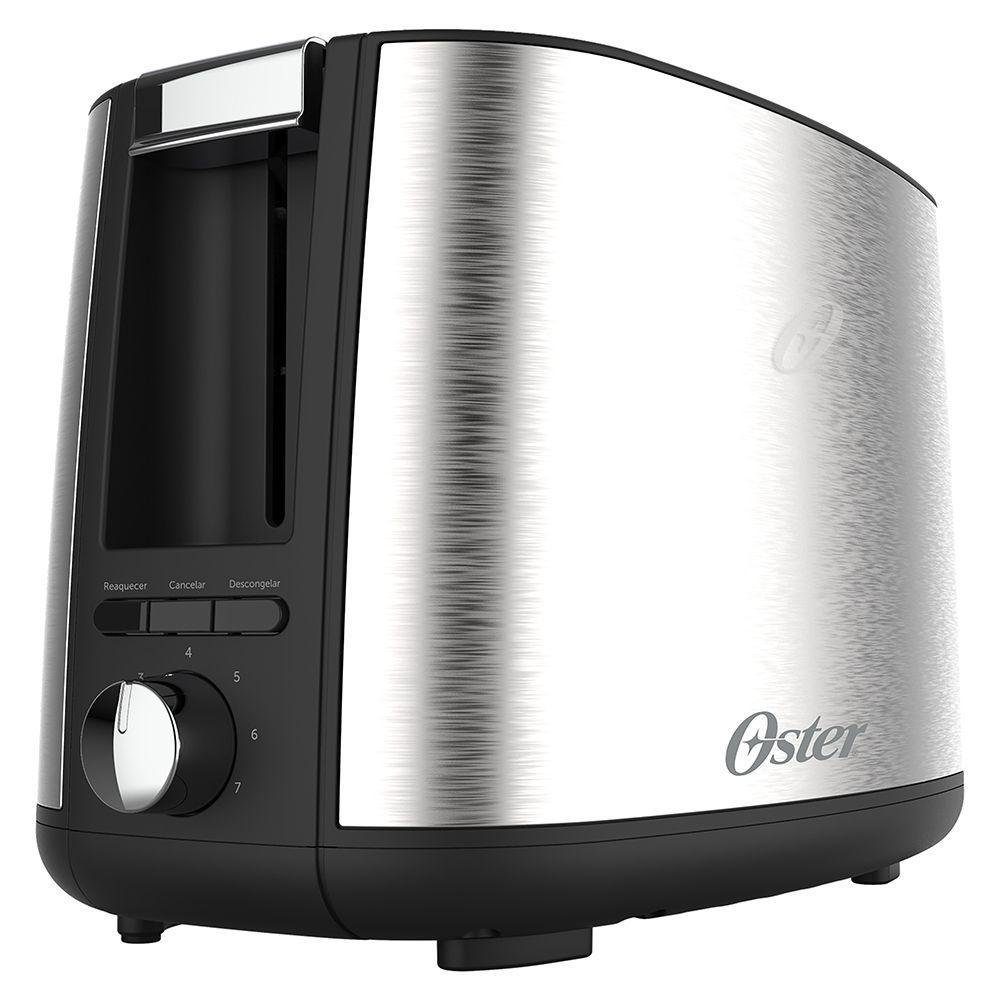 Torradeira Elétrica Oster Inox 750W 127V OTOR600-127 - 110V | Pão de Açúcar