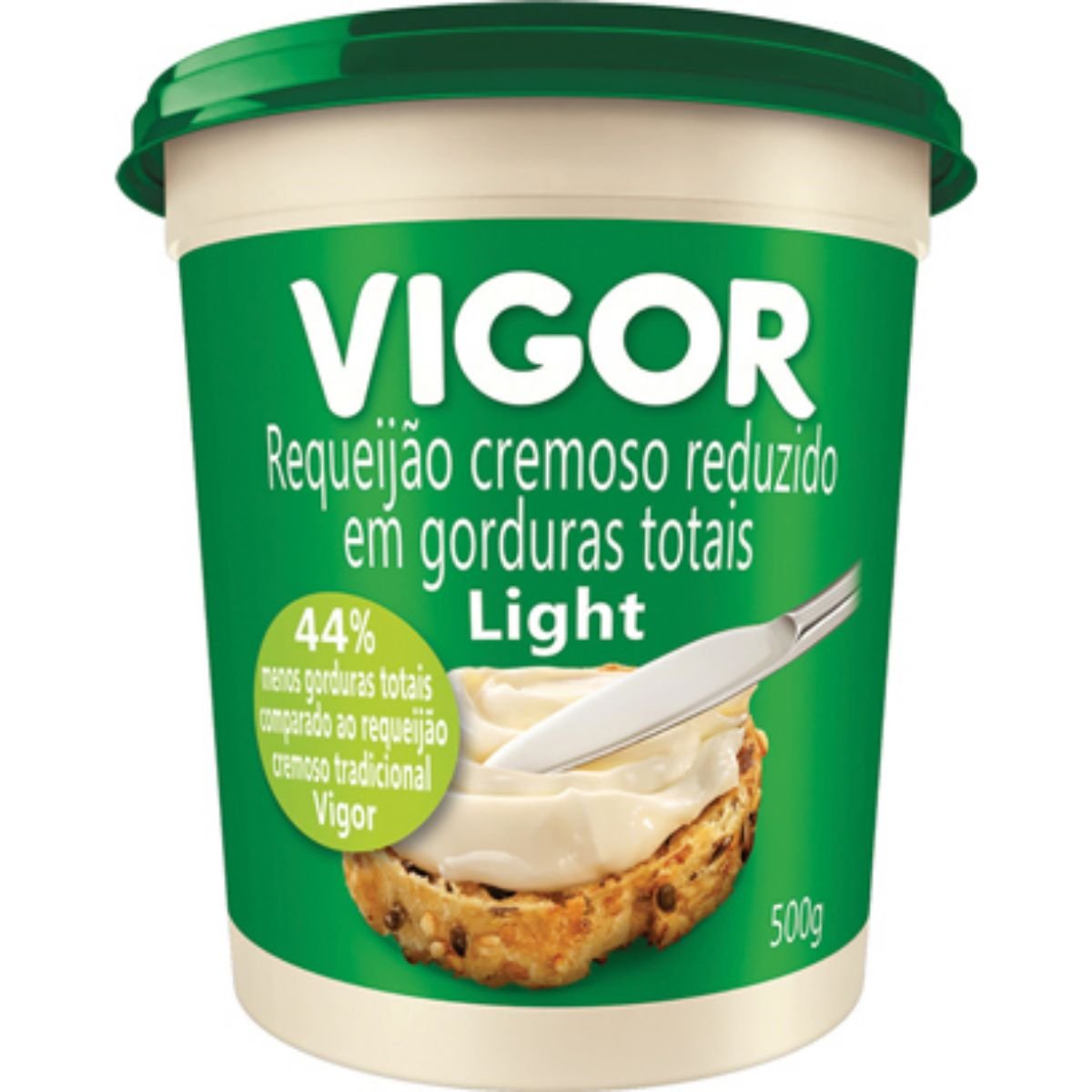 Requeijão Cremoso Light VIGOR 500g | Pão de Açúcar