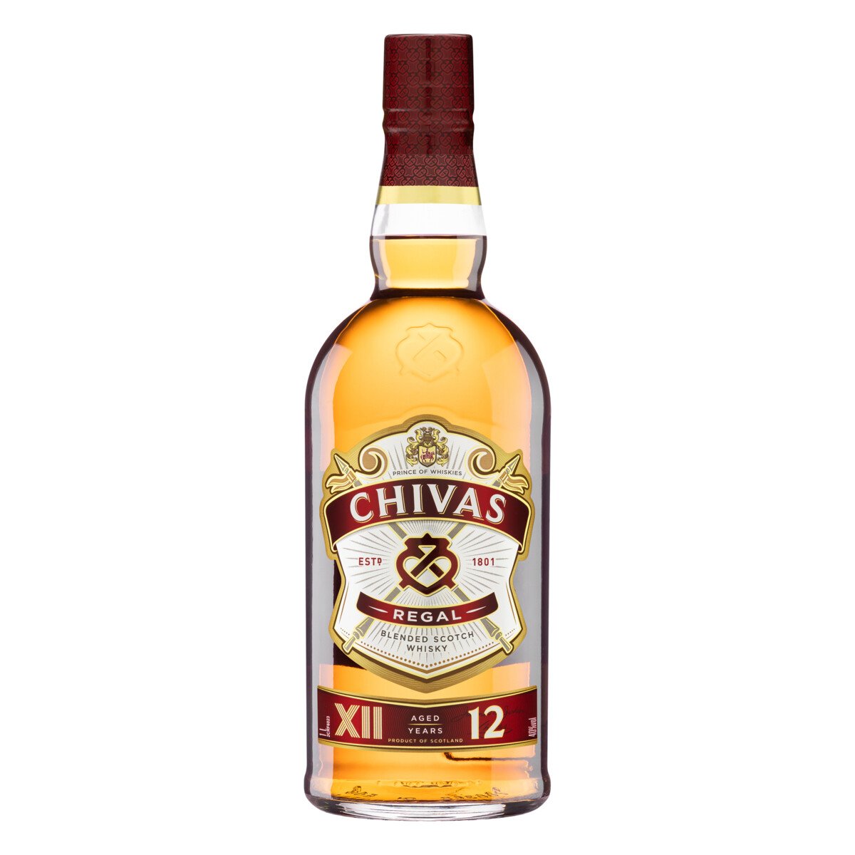 Chivas Regal Whisky 12 anos Escocês 1L