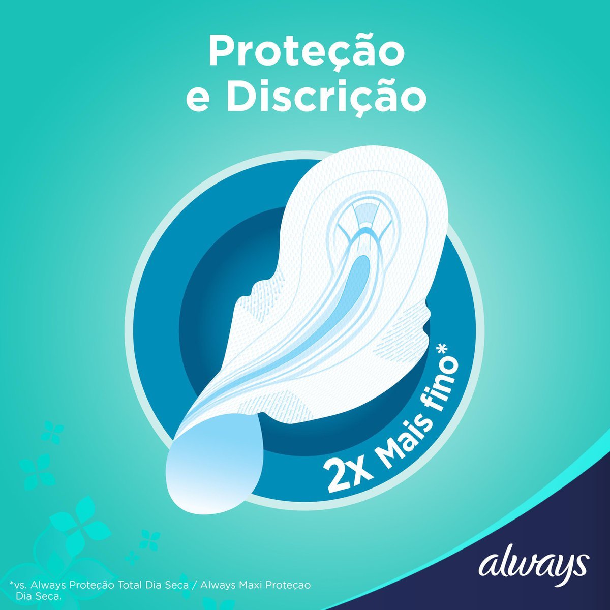 Absorvente Always Ultrafino Seca com abas 8 Unidades | Pão de Açúcar