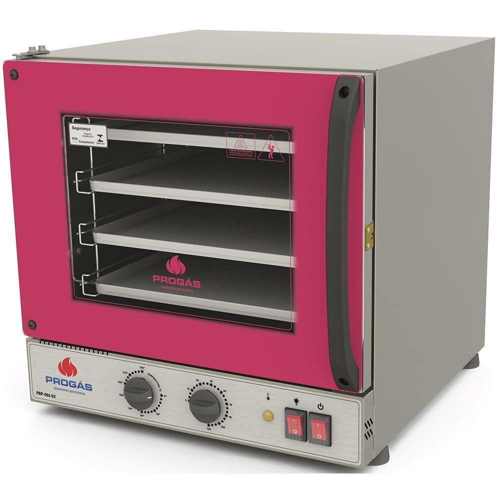 Forno Turbo Elétrico Progás Fast Oven 56 Litros Vermelho 220V PRP-004 ...