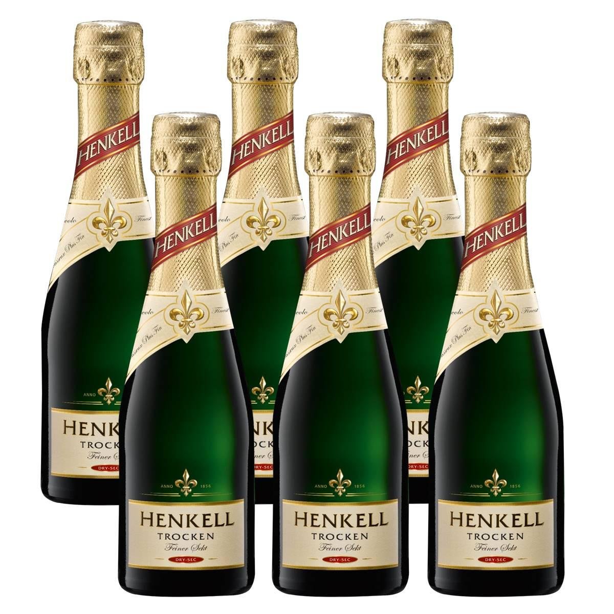 Kit 06 Unidades Mini Espumante Henkell Semi-Seco 200ml | Pão de Açúcar