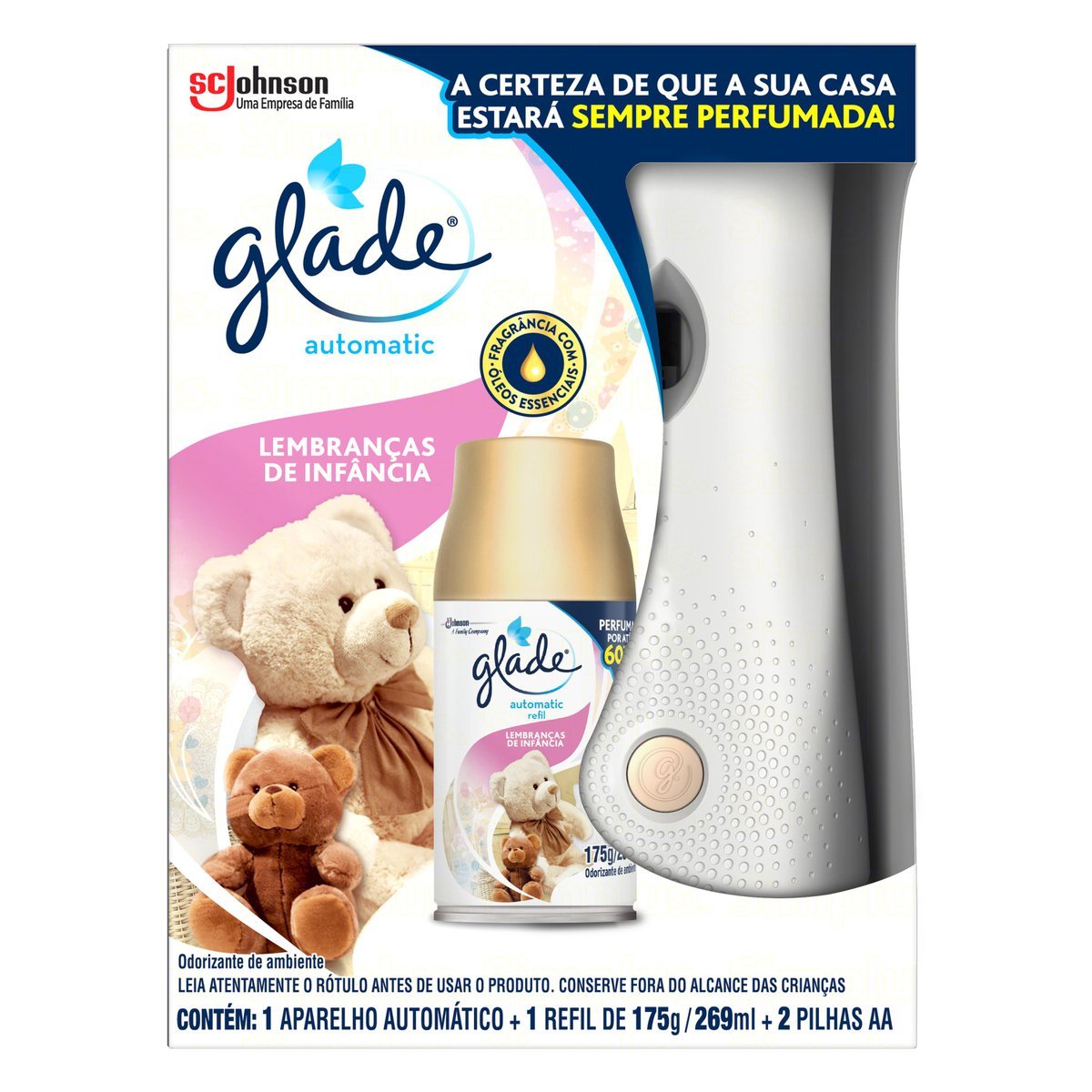 Desodorizador Glade Automatic Spray Aparelho + Refil Lembrança de ...