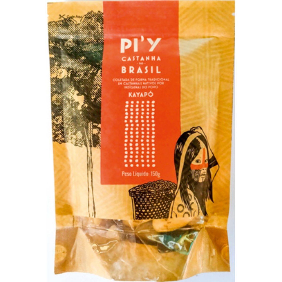 PI'Y Castanha do Brasil Dos Indios Kayapós 150g | Pão de Açúcar