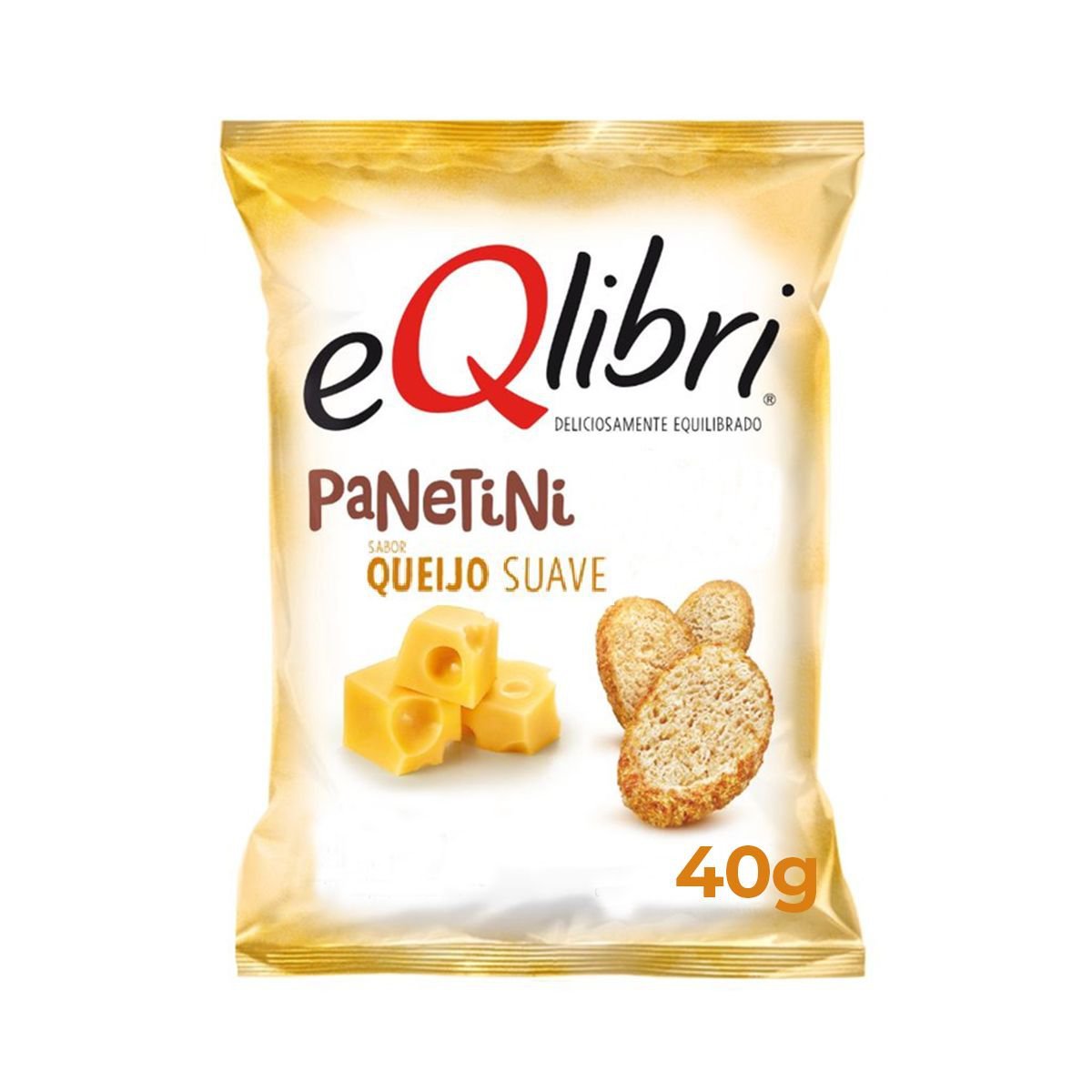 Snack Queijo Suave Eqlibri Panetini Pacote 40G | Pão de Açúcar