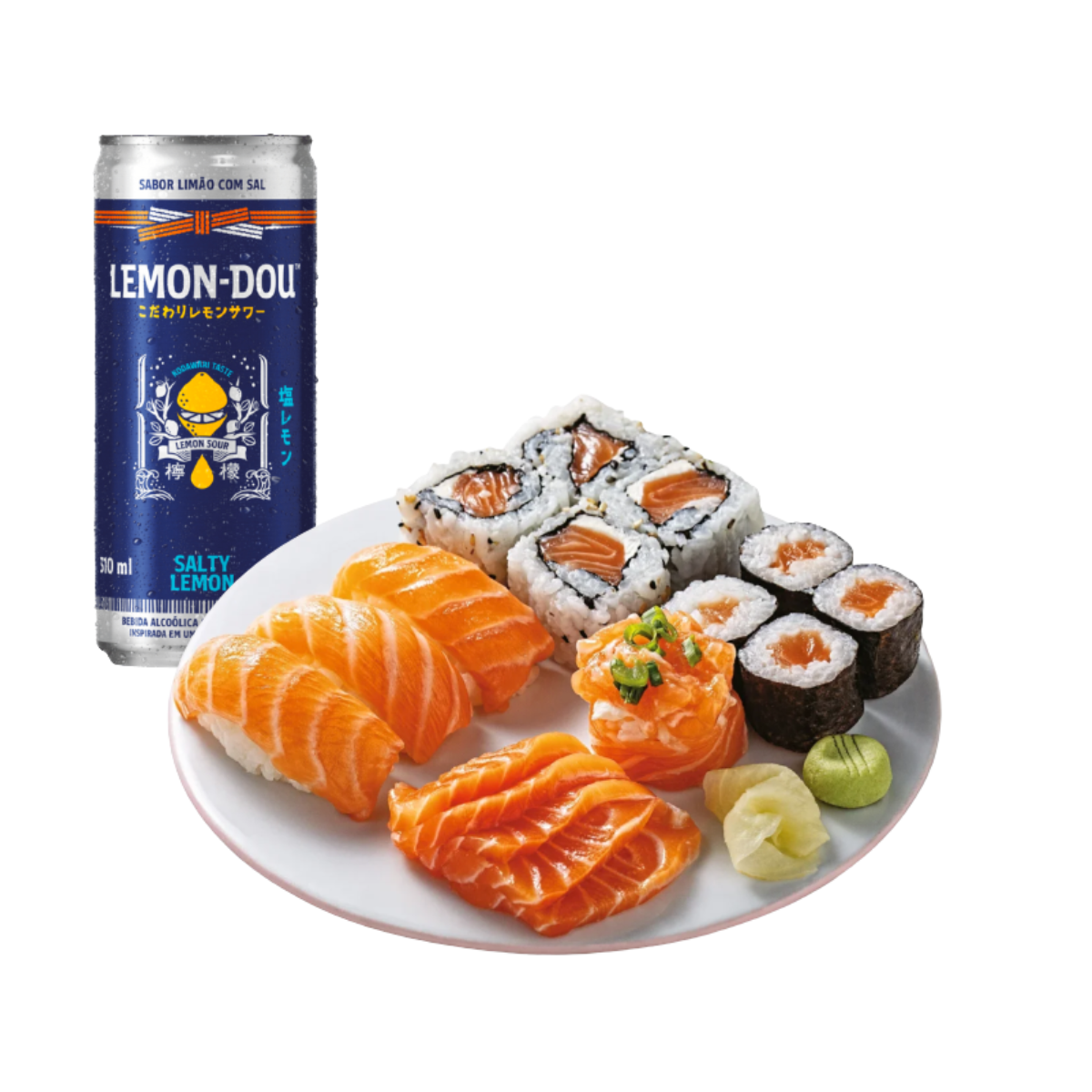 Kit Combinado de Salmão 340g + 1 Lemon Dou | Pão de Açúcar