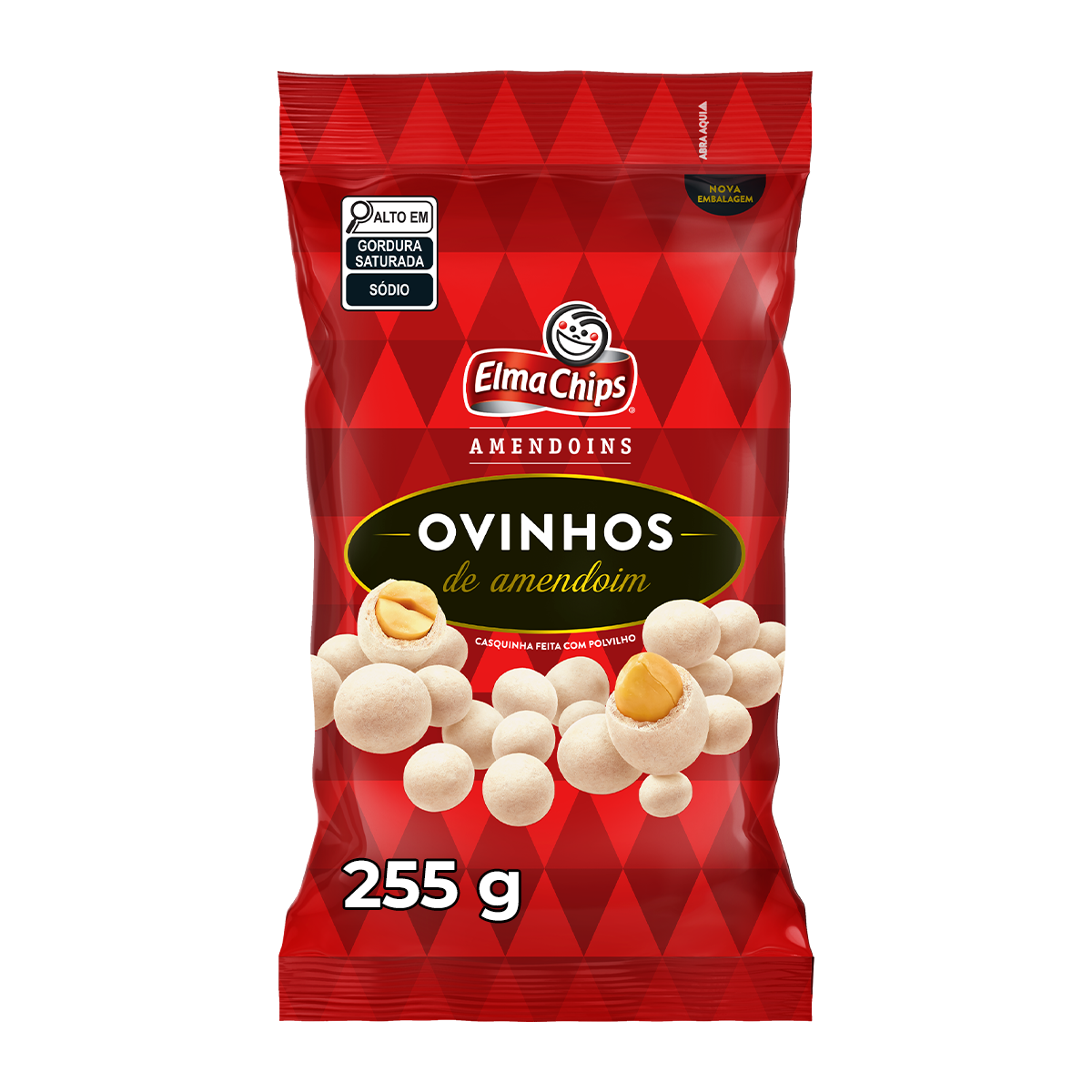 Ovinhos De Amendoim Elma Chips Pacote 255G | Pão de Açúcar