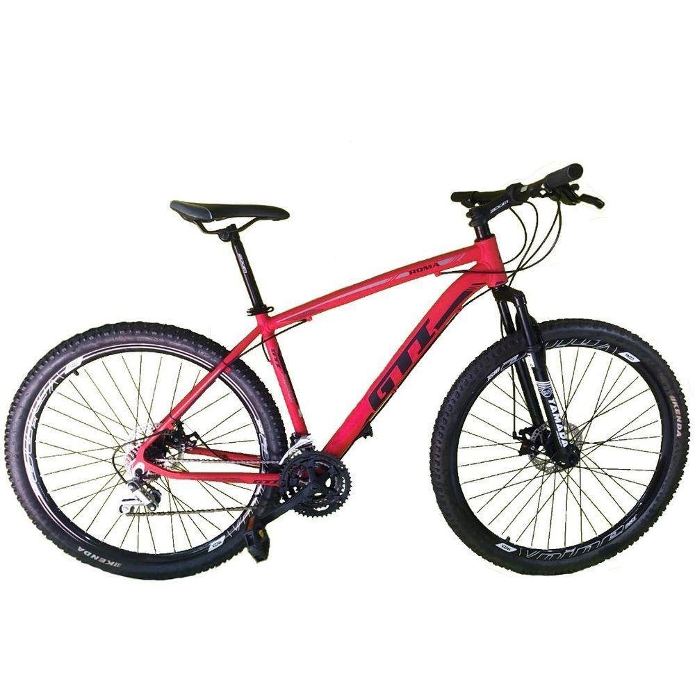 Bicicleta Gti Roma Aluminio 21v Aro 29 Cambio Vermelho | Pão de Açúcar Bicicleta Gti Roma Aluminio 21v Aro 29 Cambio Vermelho | Pão de Açúcar