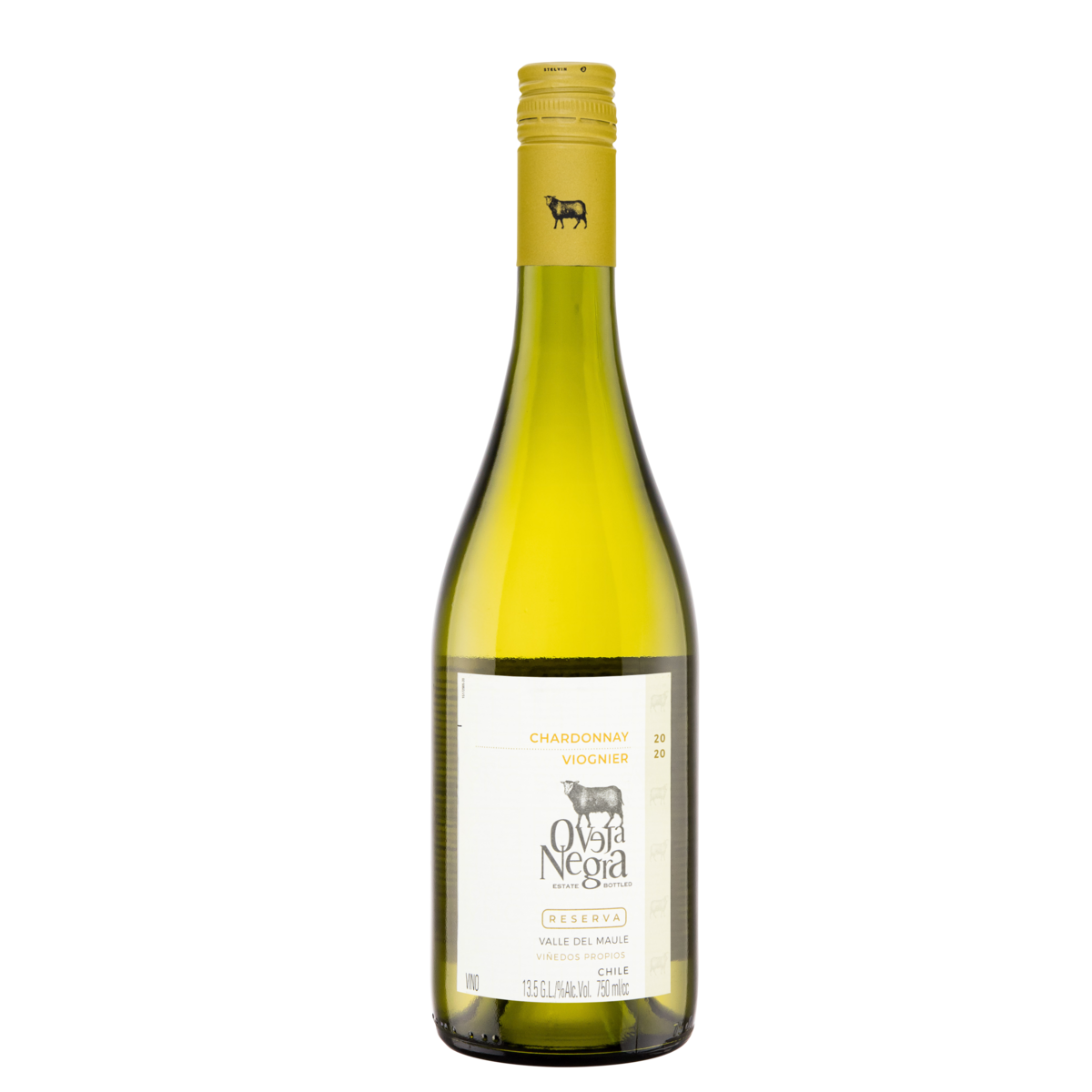 Vinho Chileno Branco Seco Reserva Oveja Negra Chardonnay Viognier Valle ...