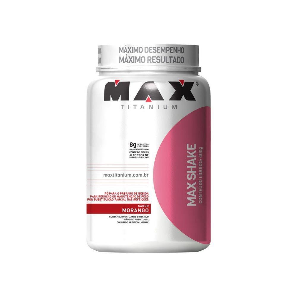 Suplemento Alimentar Max Shake 400g Morango | Pão de Açúcar