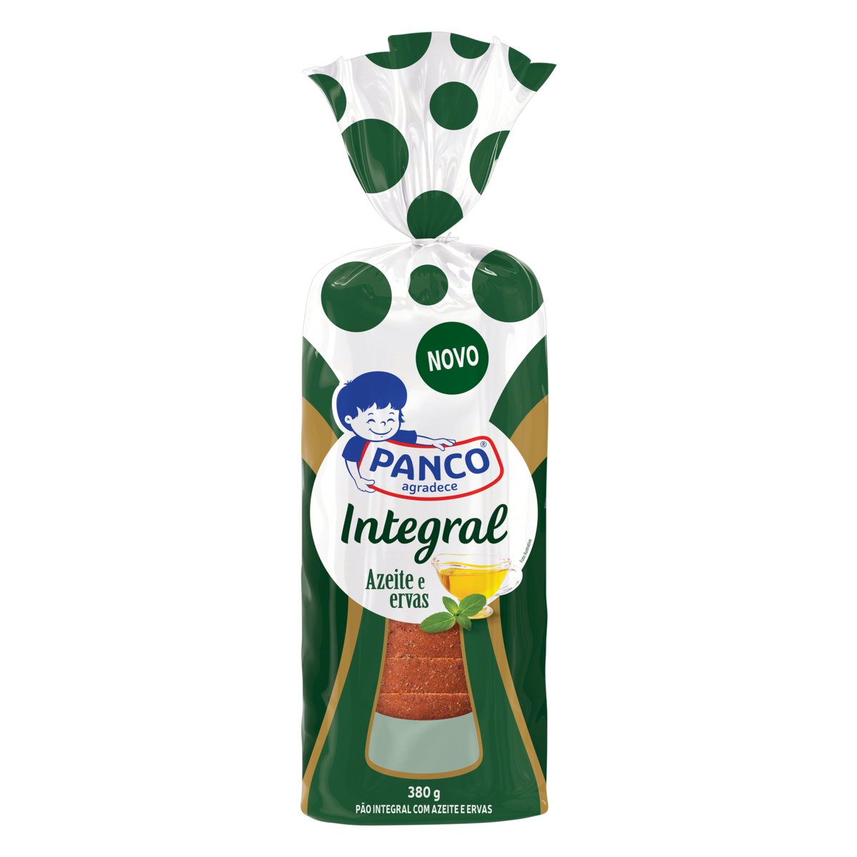 Pão Integral Azeite e Ervas Panco Pacote 380g | Pão de Açúcar
