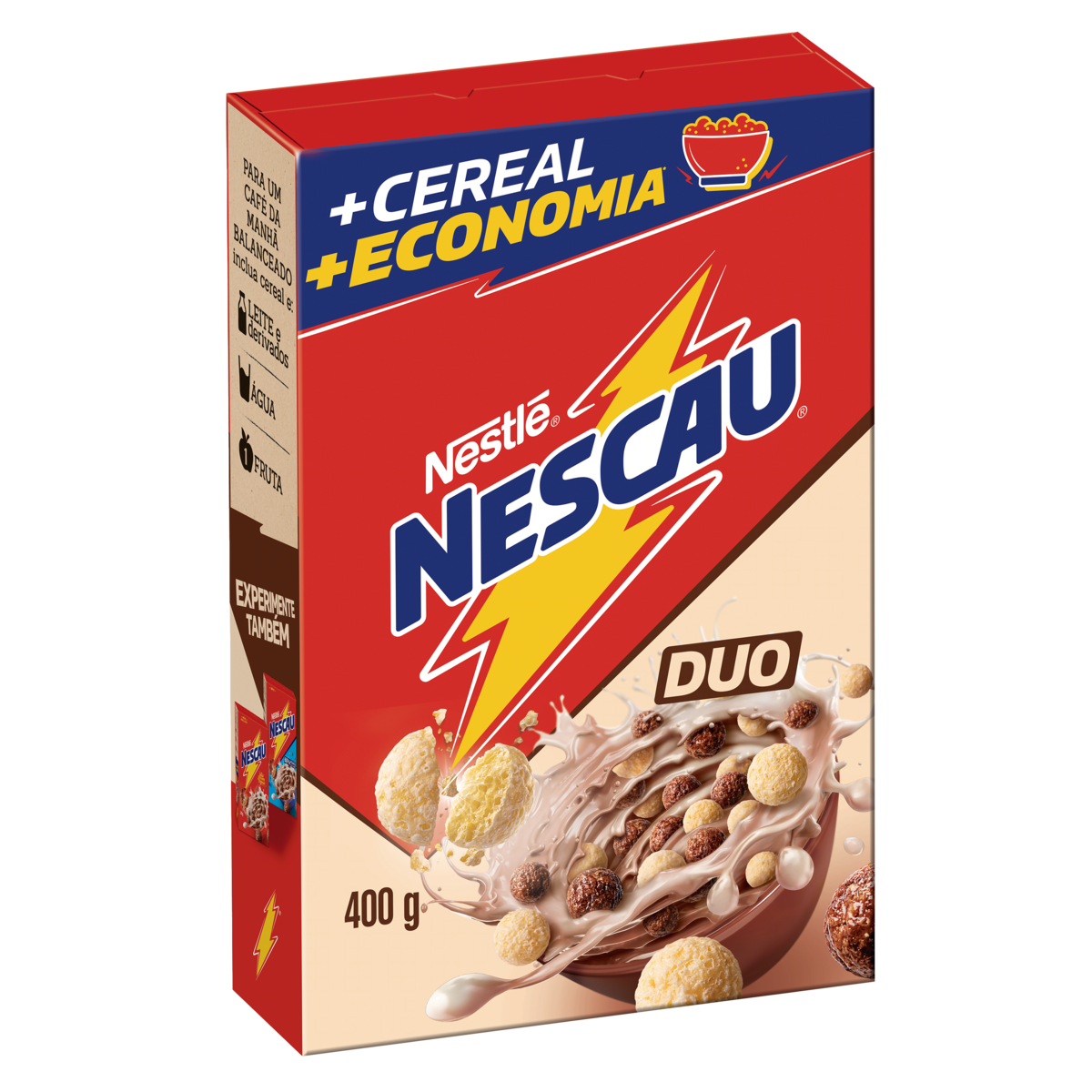 Cereal Matinal Duo Nescau Caixa 400g | Pão de Açúcar