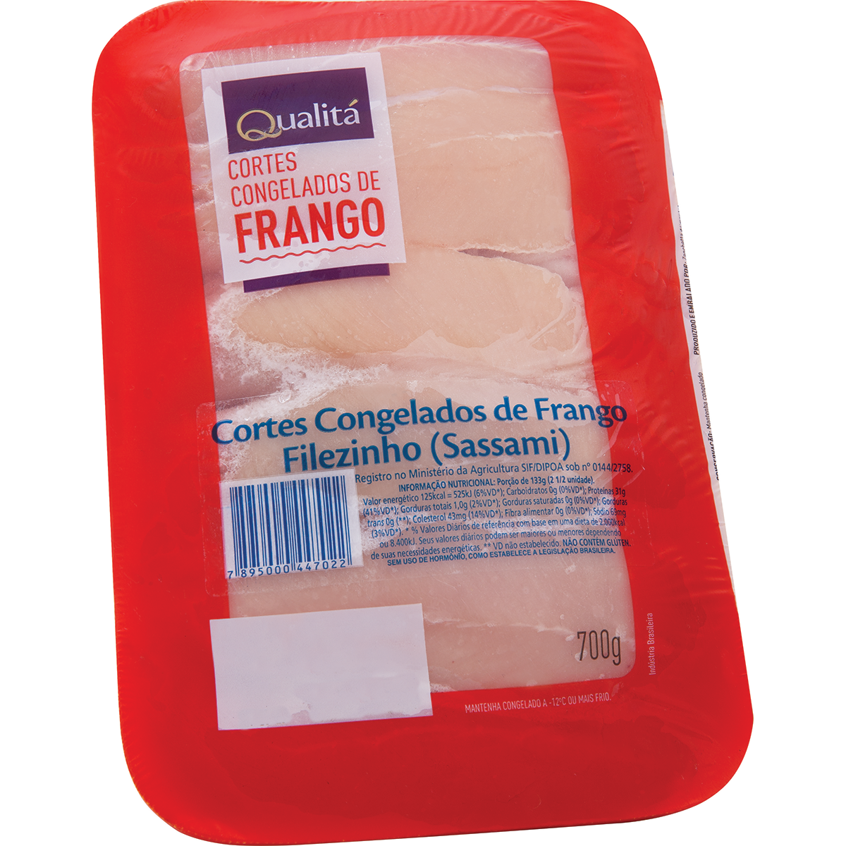 Filezinho de Frango (Sassami) QUALITÁ 700g | Pão de Açúcar