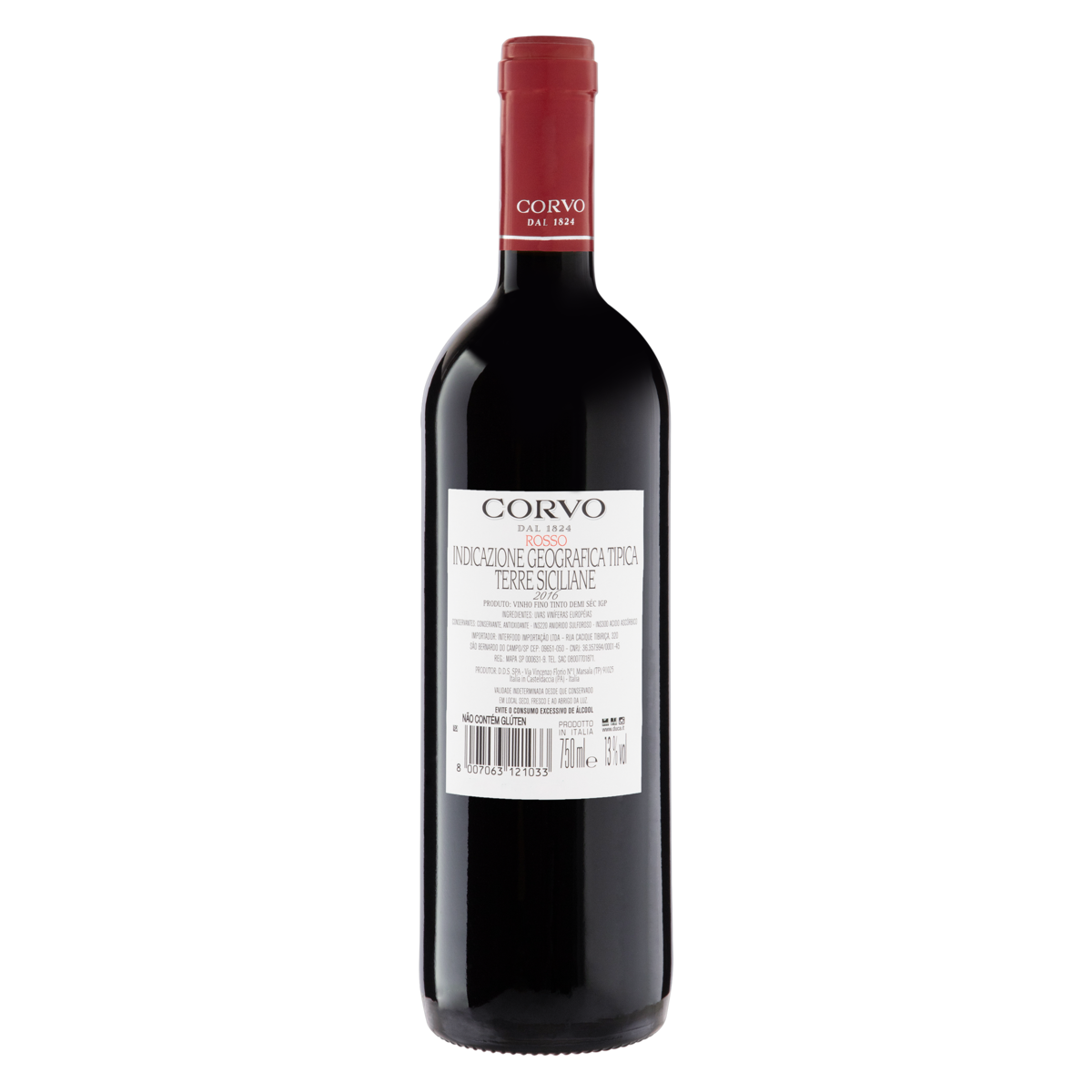 Vinho Italiano Tinto CORVO Garrafa 750ml | Pão de Açúcar