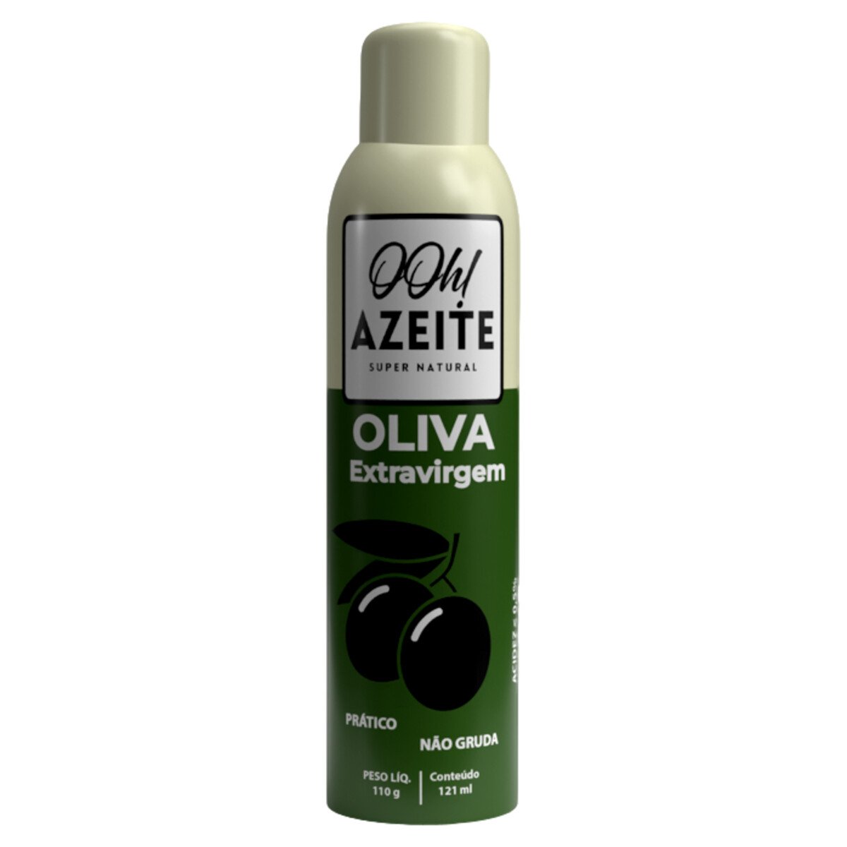 Azeite de Oliva Extra Virgem Spray Argentino Ooh! Azeite Lata 121ml ...