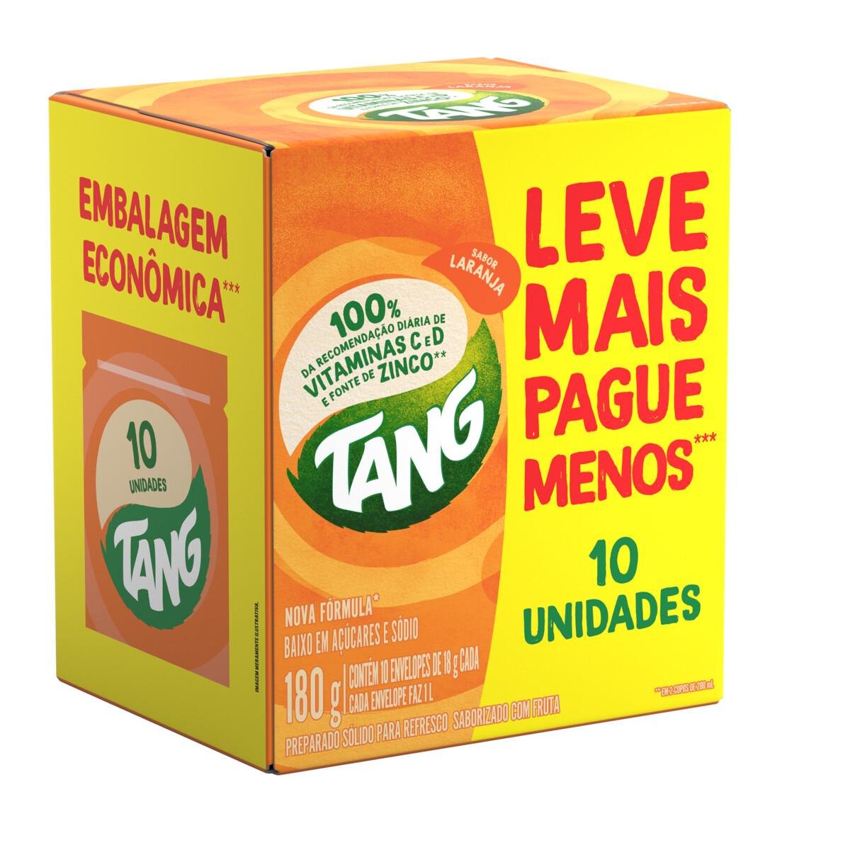 Refresco em Pó Tang Laranja Leve 10 por Preço Especial | Pão de Açúcar