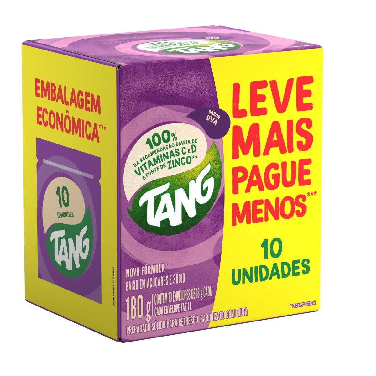 Refresco em Pó Tang Uva Leve 10 por Preço Especial | Pão de Açúcar