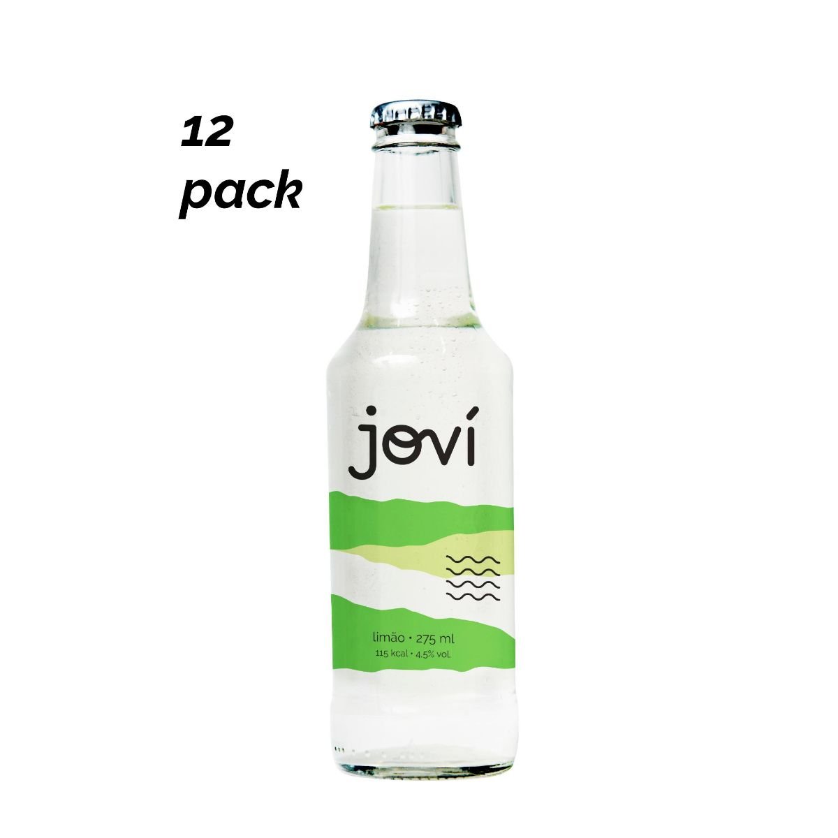 Pack Bebida Alcoólica Mista Sabor Limão JOVI Garrafa 275ml - 12 ...