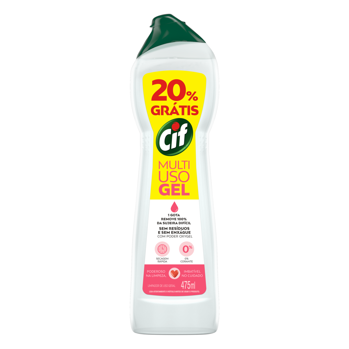 Limpador Cif Multiuso 475g Gel | Pão de Açúcar