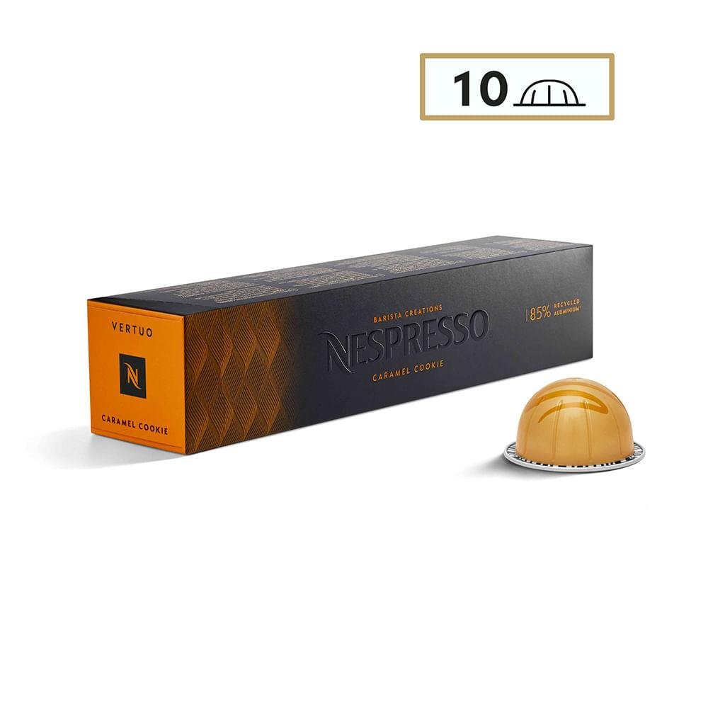 Cápsulas de Café Nespresso Vertuo Caramel Cookie - 10 Cápsulas | Pão de ...