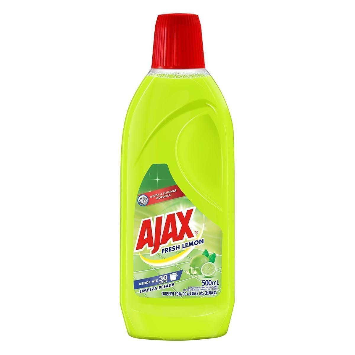 Limpador Diluível Ajax Fresh Lemon 500ml | Pão de Açúcar
