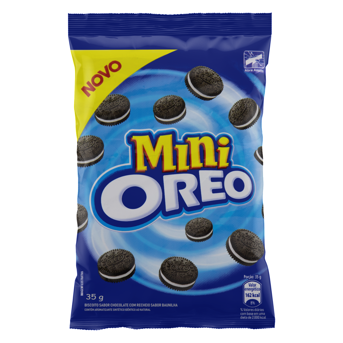 Mini Biscoito OREO Recheado com Baunilha Original Pacote 35g | Pão de ...