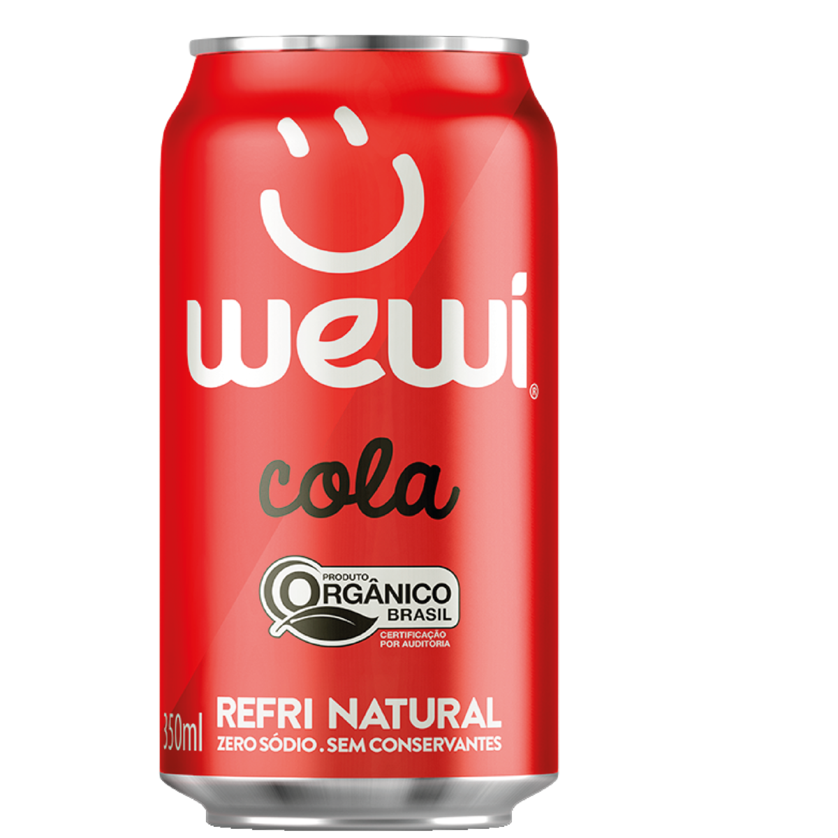 Refrigerante Orgânico WEWI Sabor Cola Lata 350ml | Pão de Açúcar