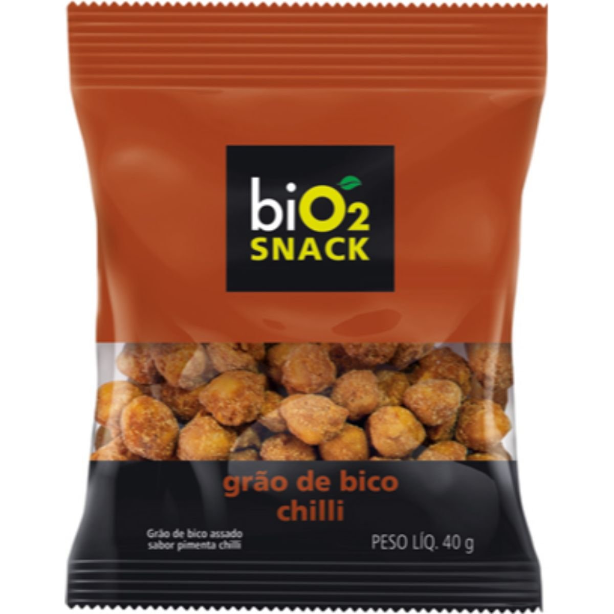 Grão-de-Bico Assado Chilli biO2 Snack Pacote 40g | Pão de Açúcar