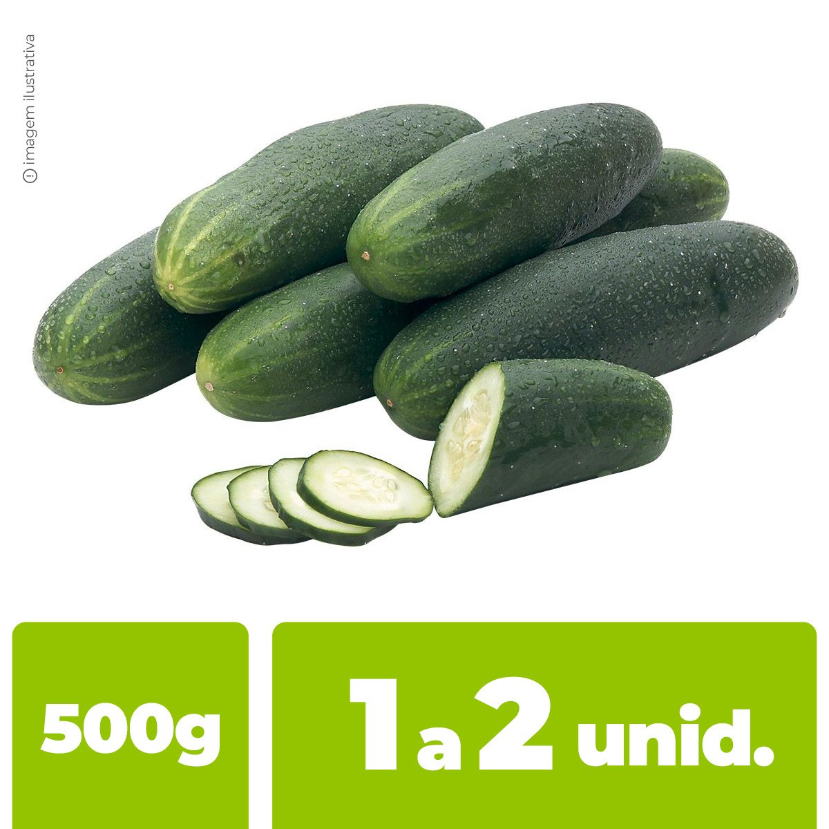 Pepino Comum 500g | Pão de Açúcar