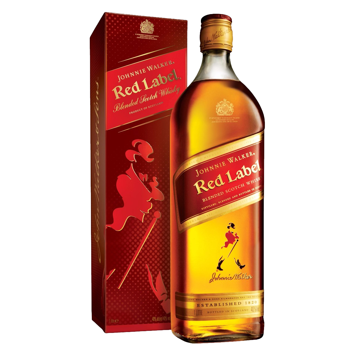 Whisky Johnnie Walker Red Label 1L | Pão de Açúcar