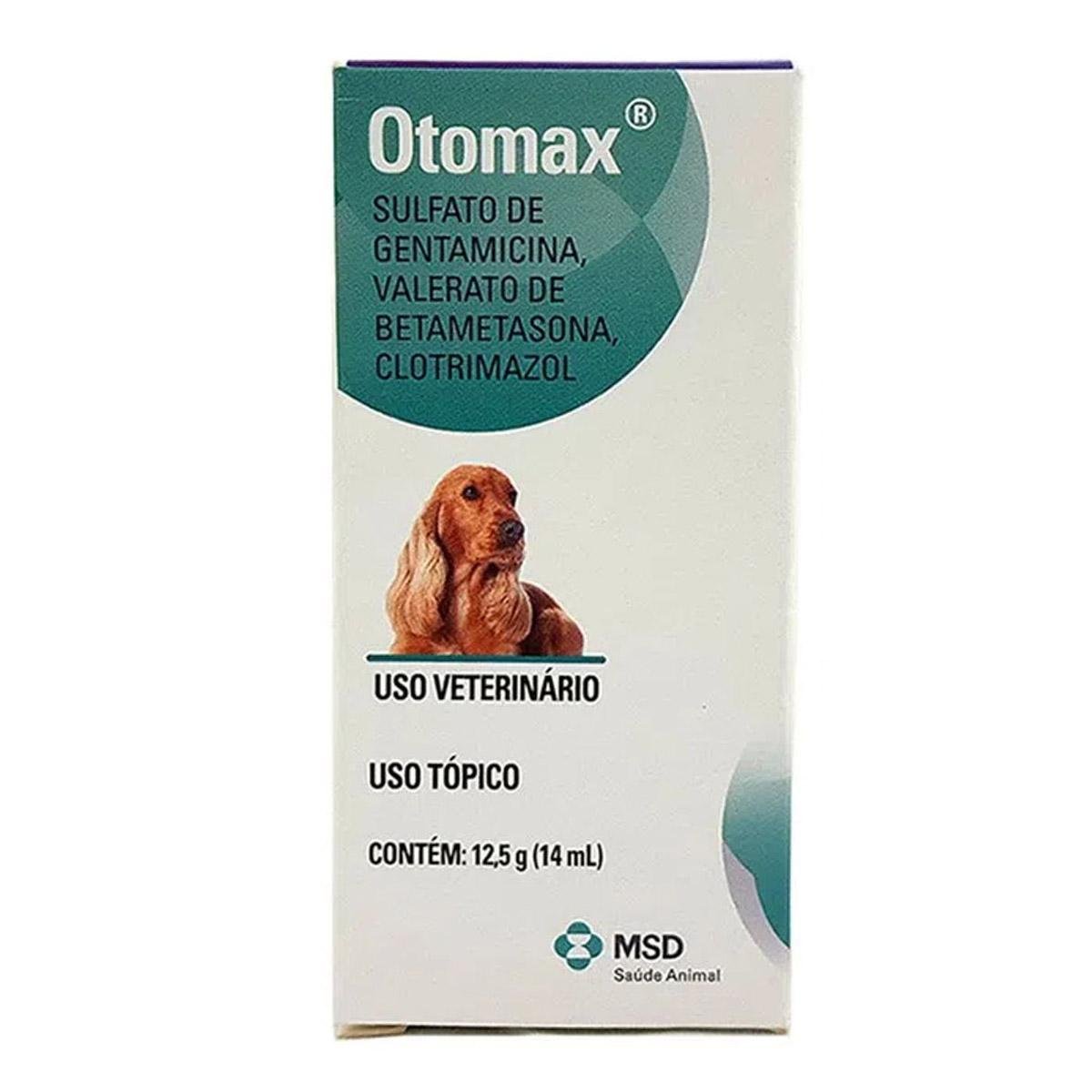 Otomax 12,5g MSD Saúde Animal Otomax 15g MSD Saúde Animal | Pão de Açúcar