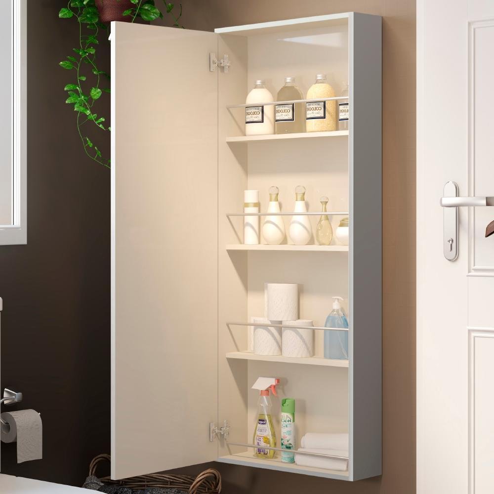 Armário Aéreo Utilitário 1 Porta Branco Carraro | Pão de Açúcar