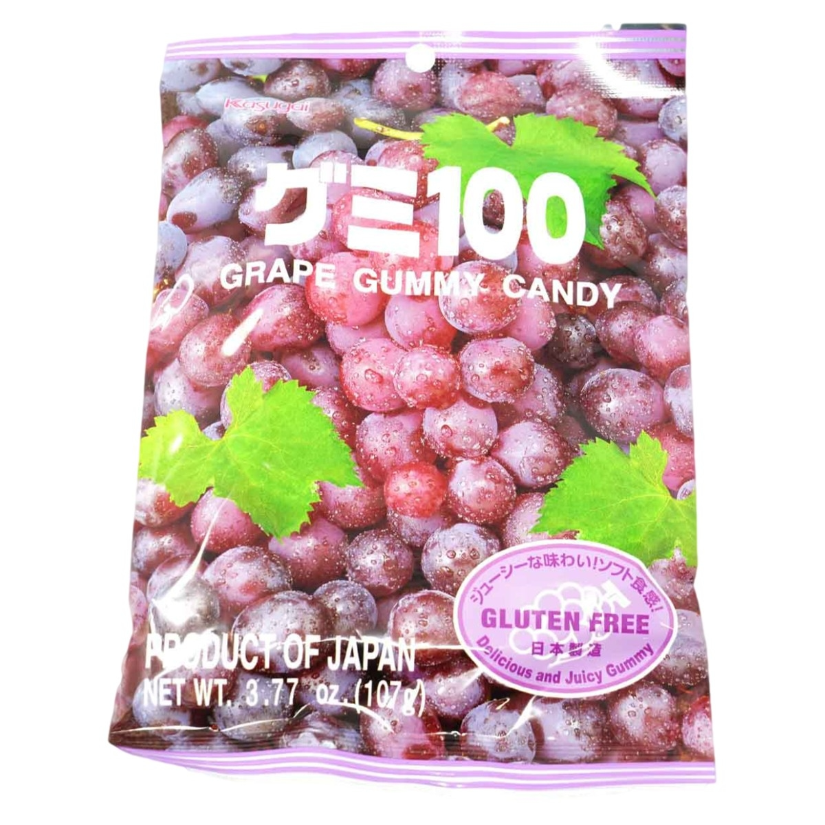 Bala de Uva Roxa Gummy Kasug 140g | Pão de Açúcar