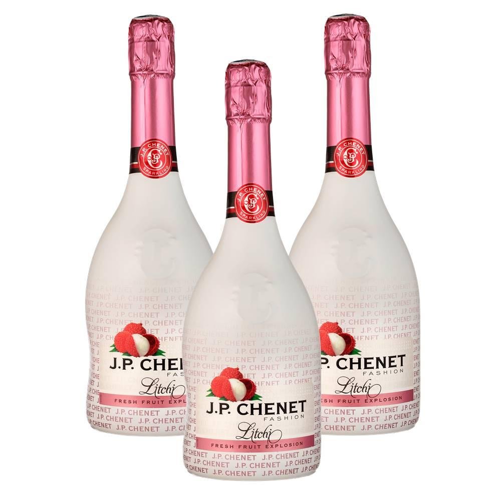 Kit 03 Unidad. Vinho Frisante JP Chenet Fashion lichia 750ml | Pão de ...
