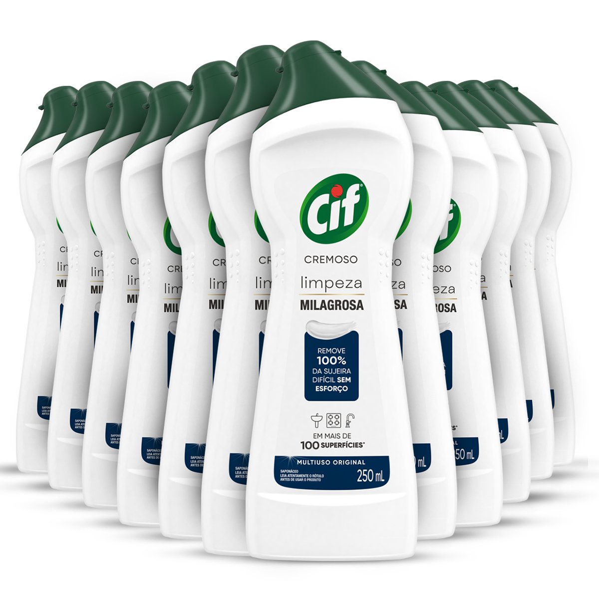 KIT 12 CIF CREMOSO LIMPEZA MILAGROSA ORIGINAL 250 ML | Pão de Açúcar