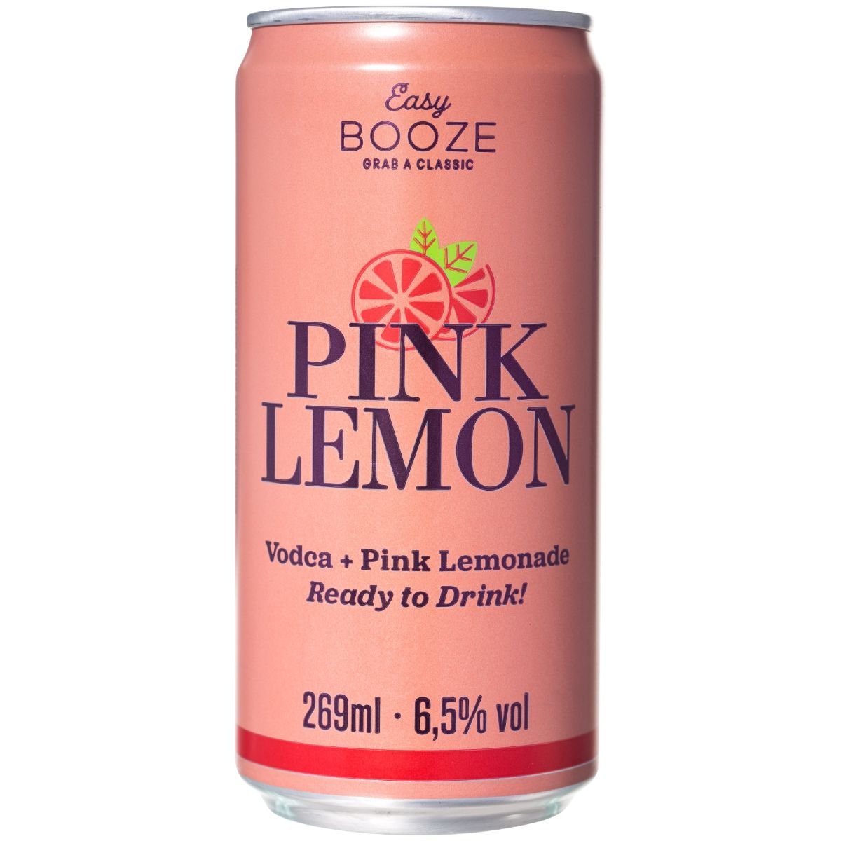 Vodka Pink Lemonade EASY BOOZE Lata 269ml | Pão de Açúcar