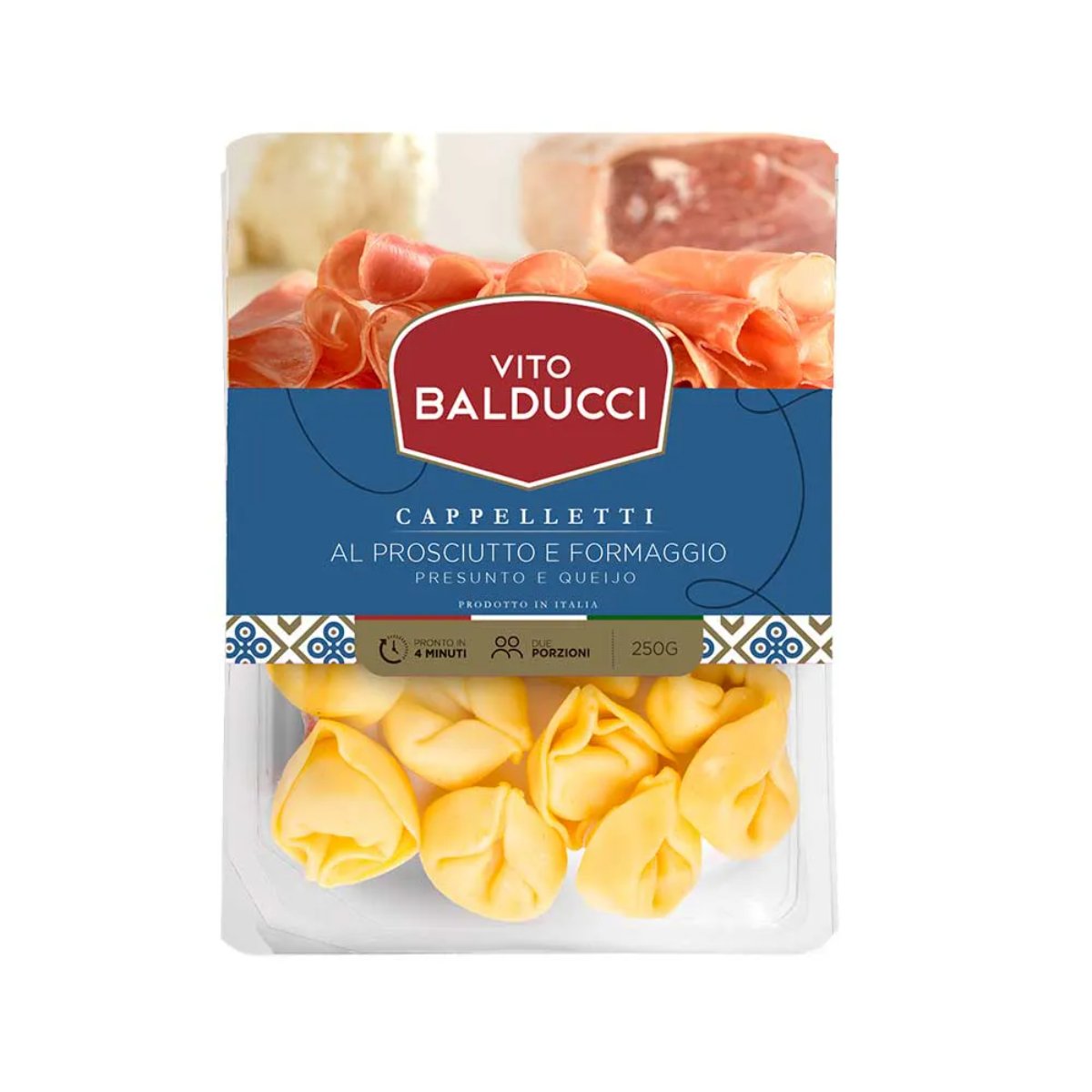 Cappelletti Vito Balducci Presunto E Queijo 250g | Pão de Açúcar
